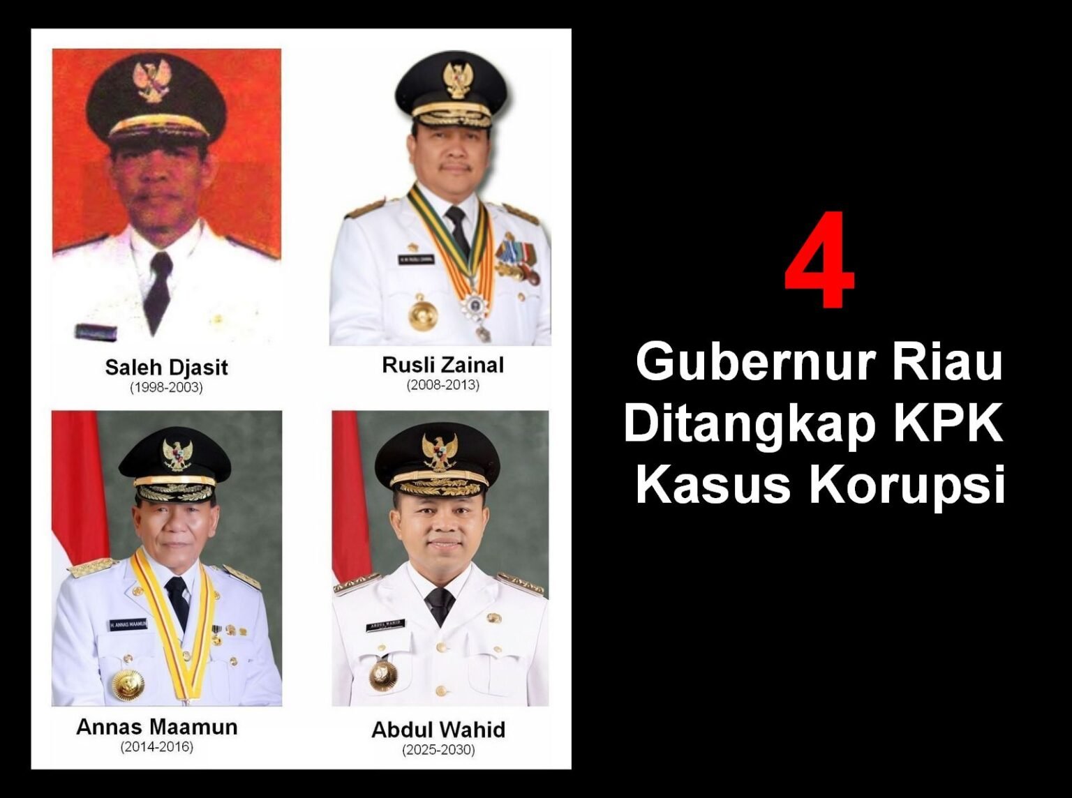 Abdul Wahid Jadi Gubernur Riau Keempat yang Ditangkap KPK - PORTAL ISLAM